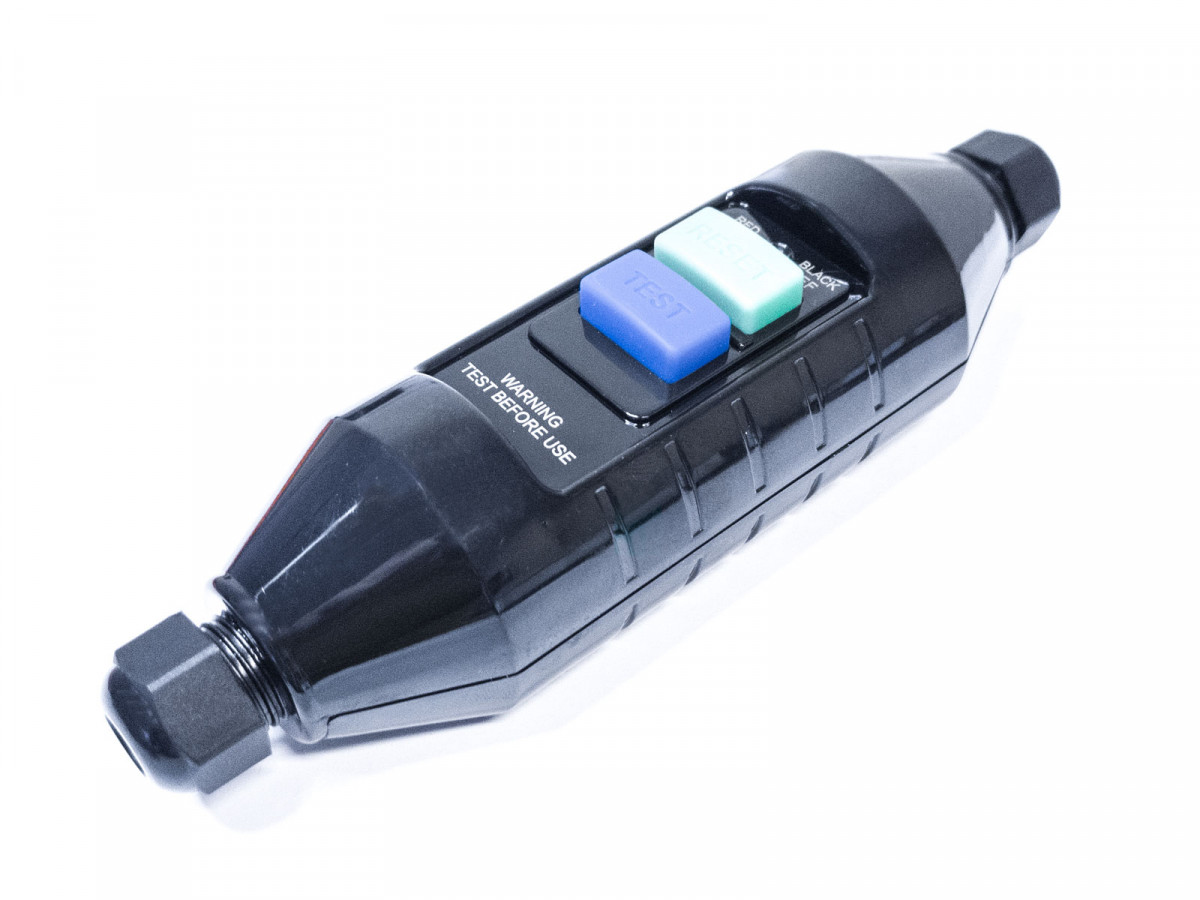 Prúdový chránič PRCD / GFCI pre náradie 230V IP55 ⭐ FenozaShop SK